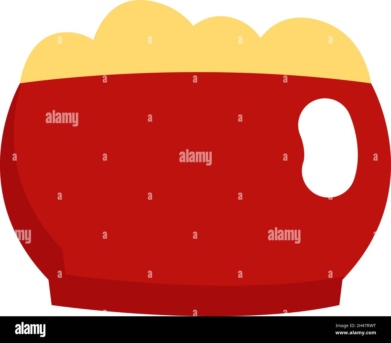 Movie crisps, illustration, vector, on a white background Stock Vector ...