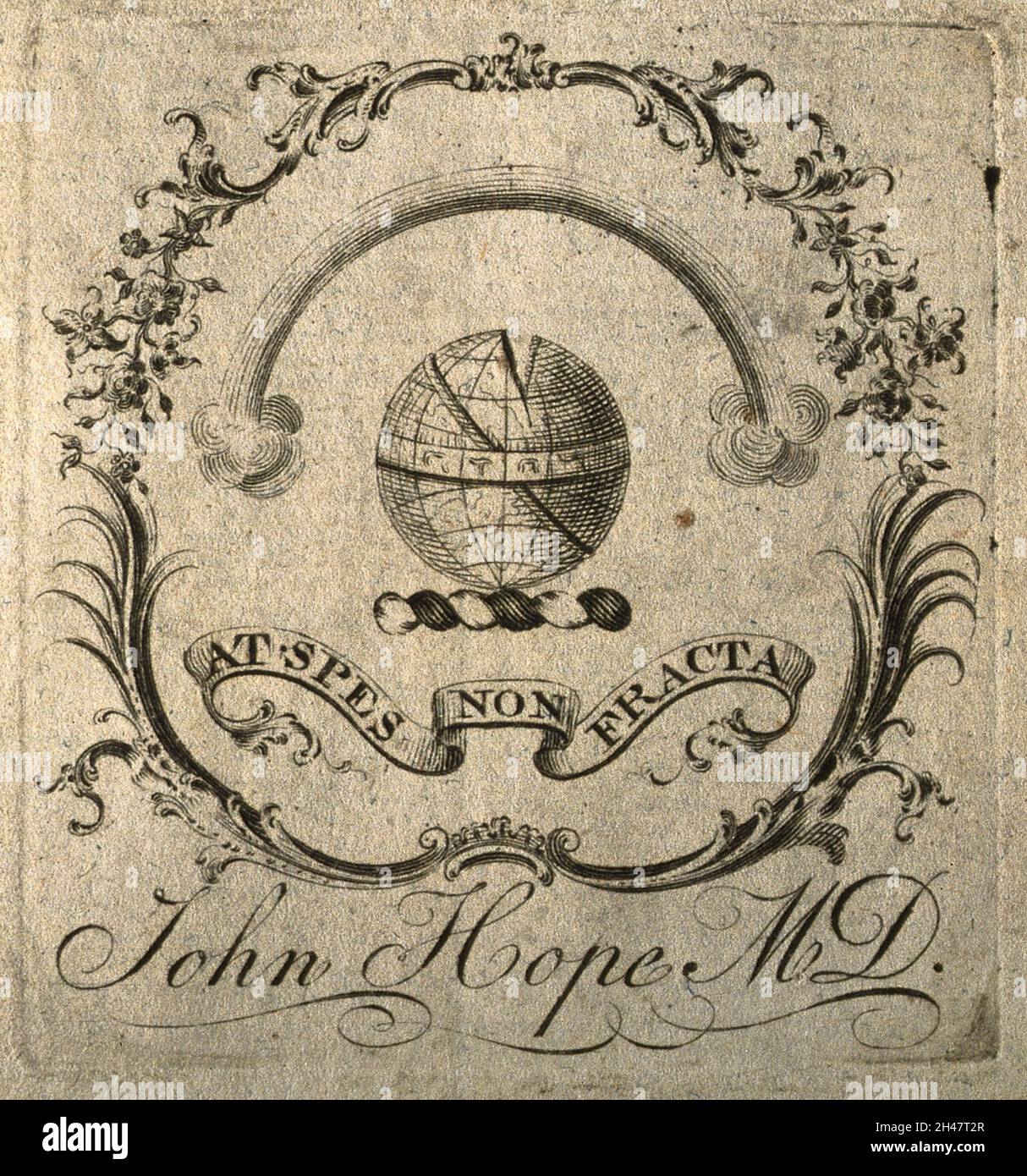 Armorial bookplate hi-res stock photography and images - Alamy