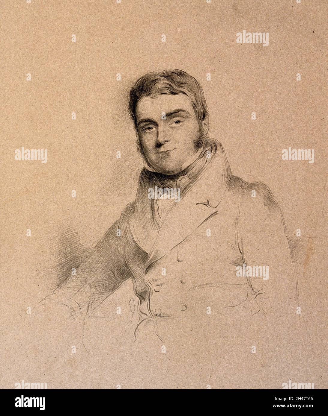 Edward James Seymour. Lithograph by E. Morton after J. Slater Stock ...