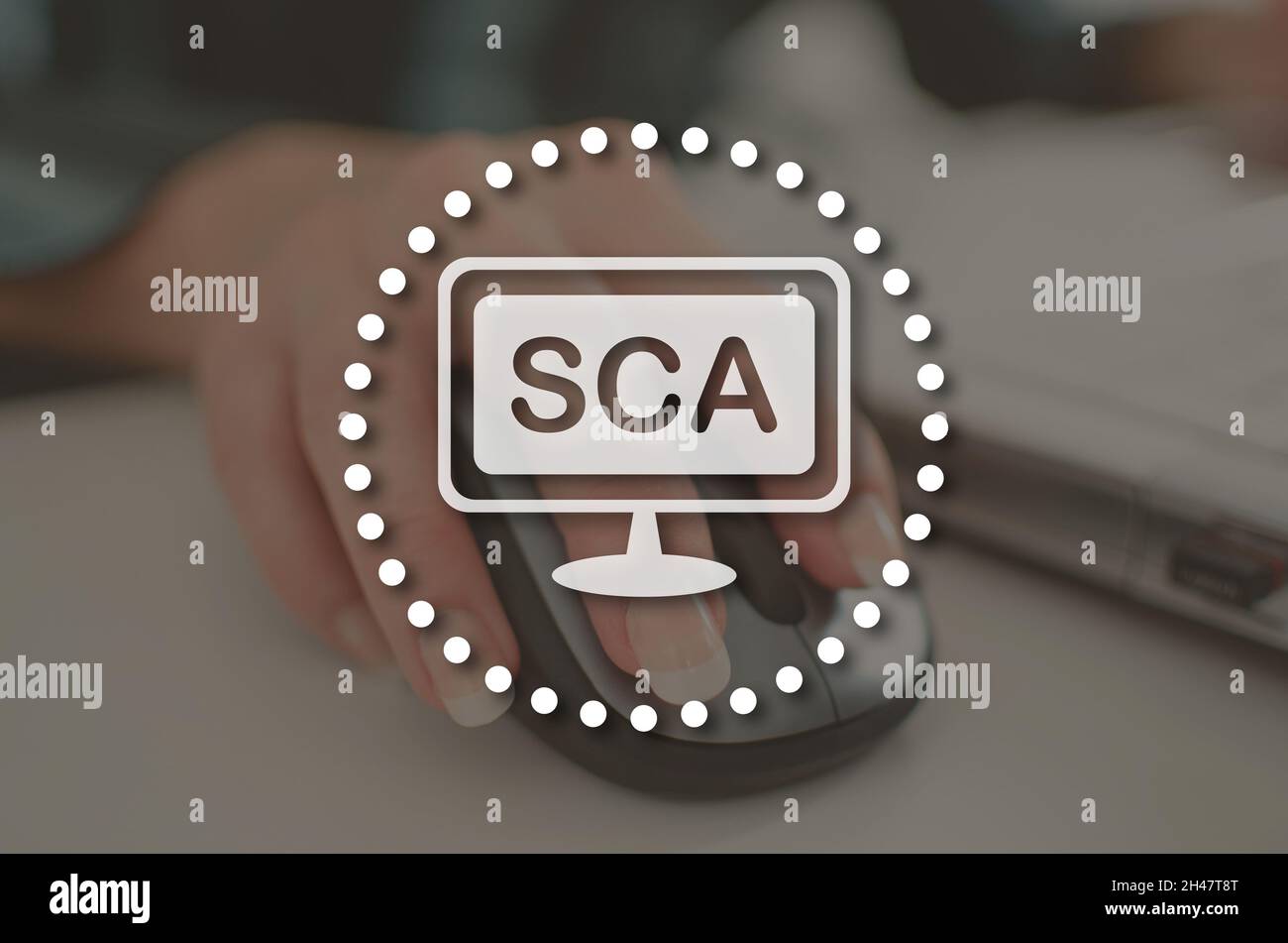 Sca concept illustrated by a picture on background Stock Photo - Alamy