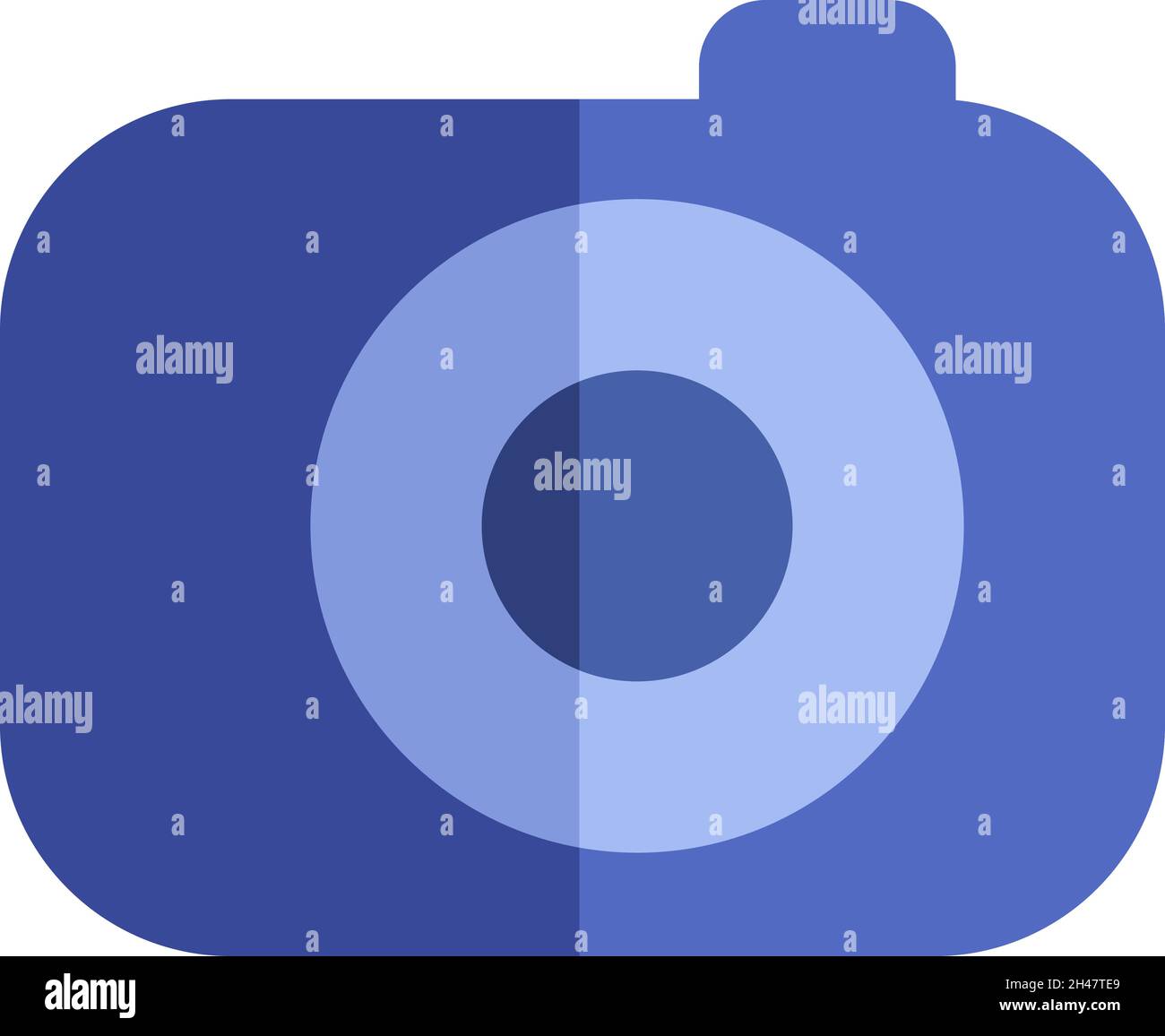 Purple camera, illustration, vector, on a white background Stock Vector ...