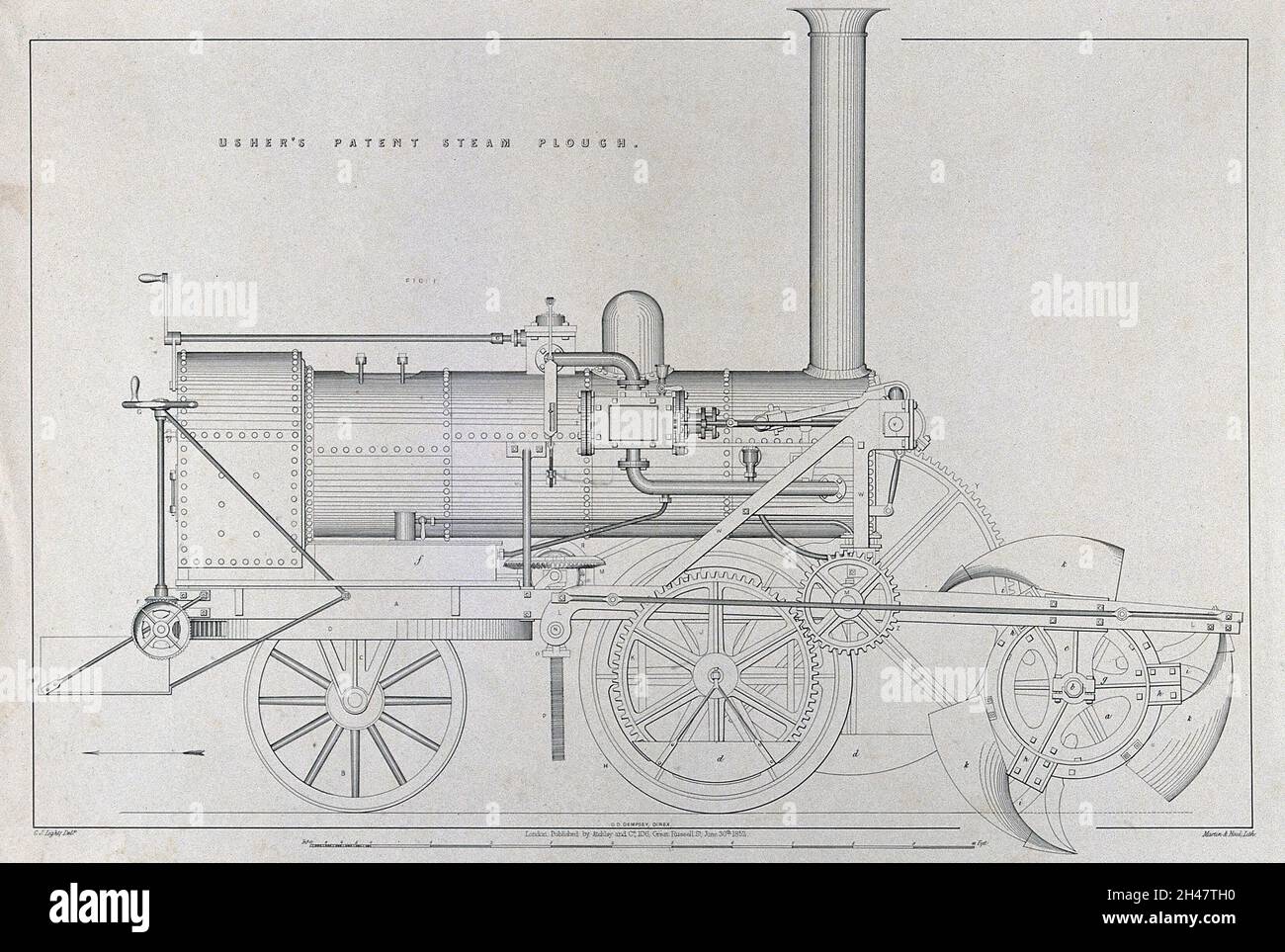Steam plough hi-res stock photography and images - Alamy