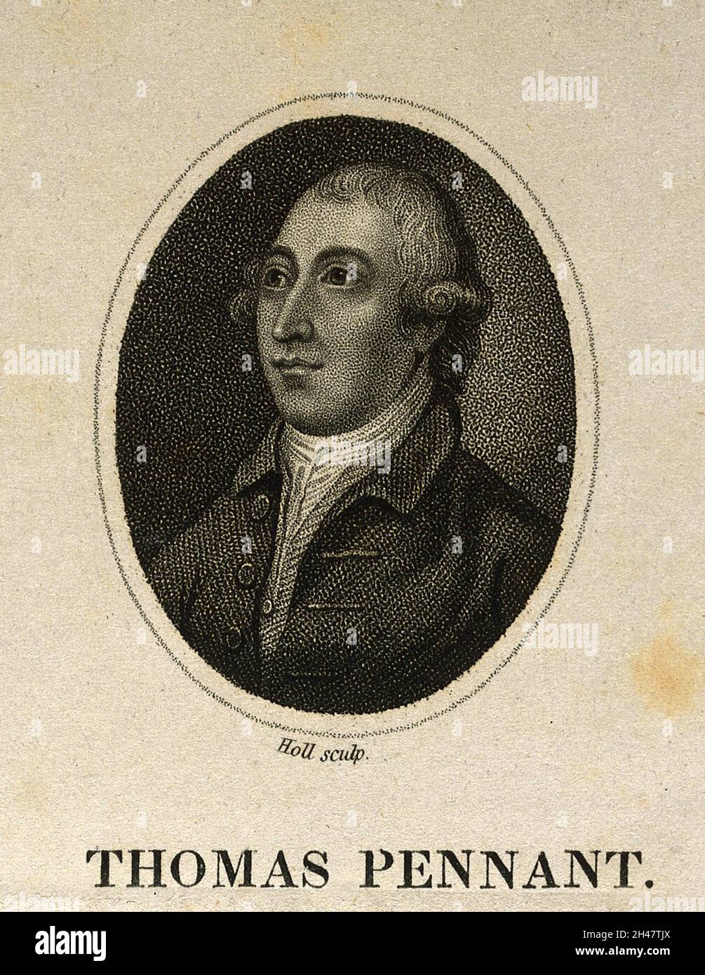 Thomas Pennant. Stipple engraving by Holl after T. Gainsborough, 1776 ...