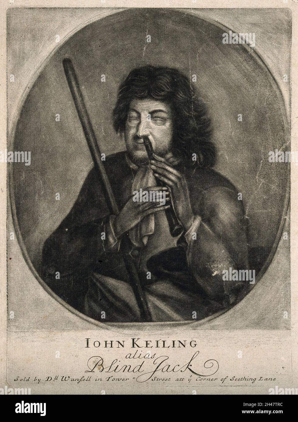 Jack Keiling, known as Blind Jack, played the flageolet through his ...