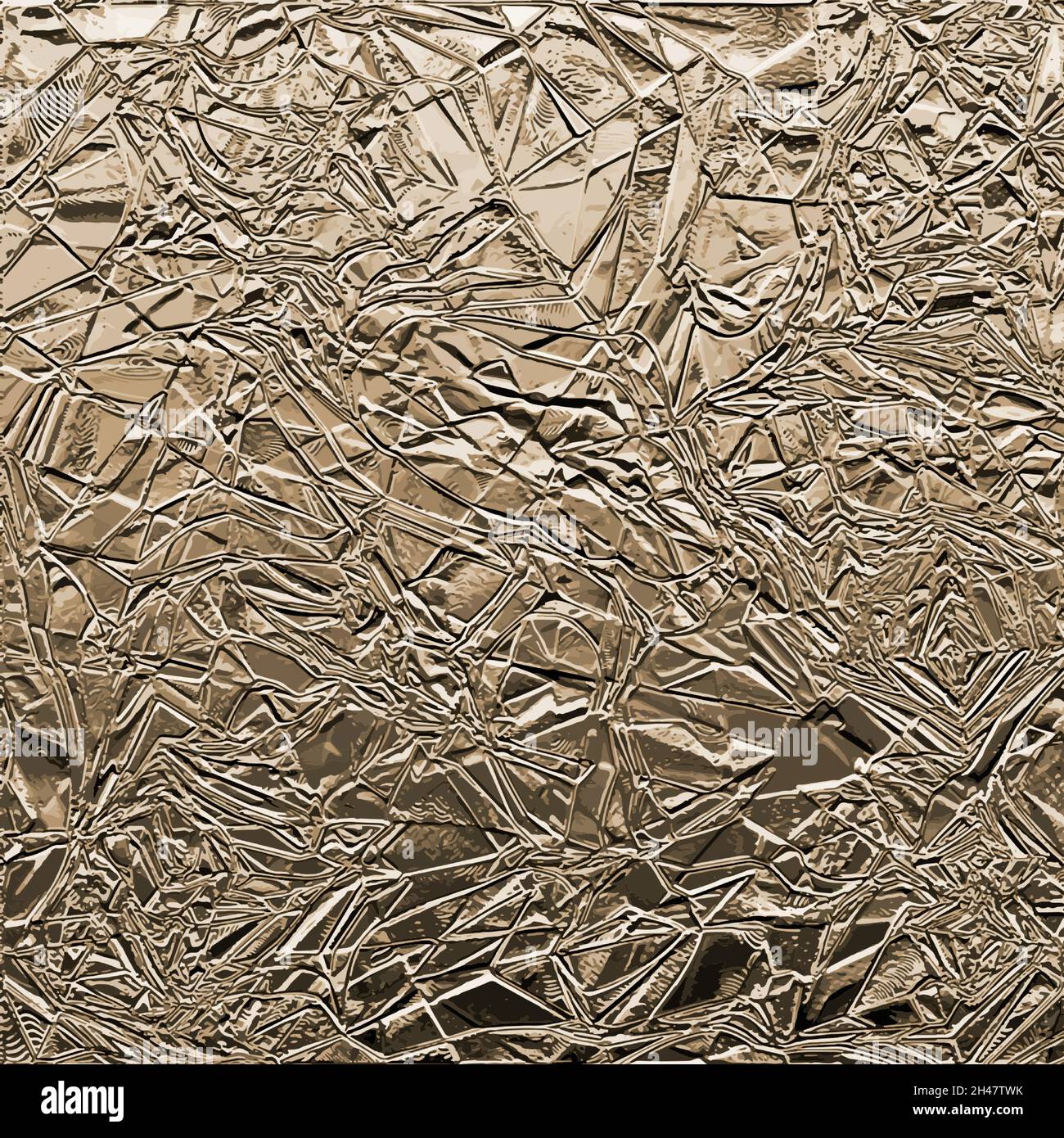 Silver leaf foil background Stock Vector Images - Alamy