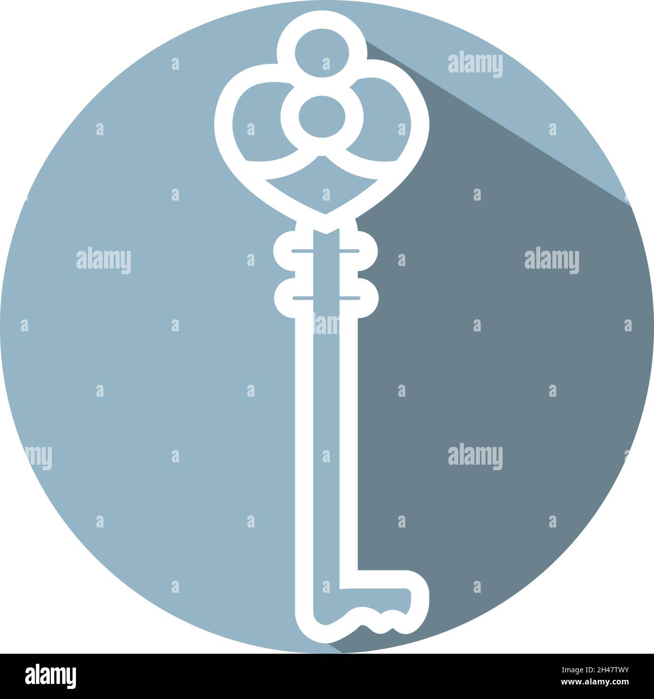 Old key illustration hi-res stock photography and images - Alamy
