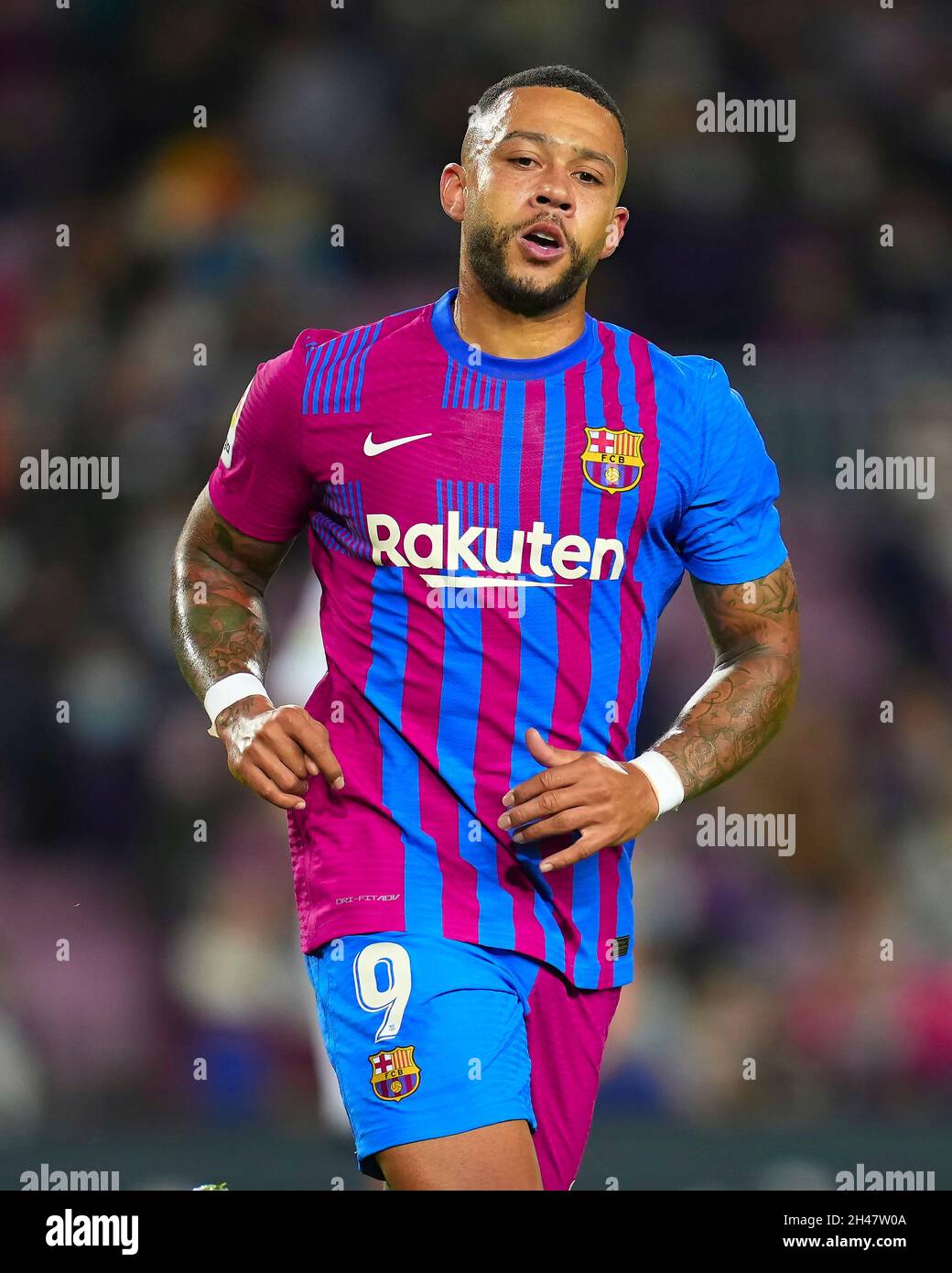 Memphis Depay of FC Barcelona during the La Liga match between FC ...