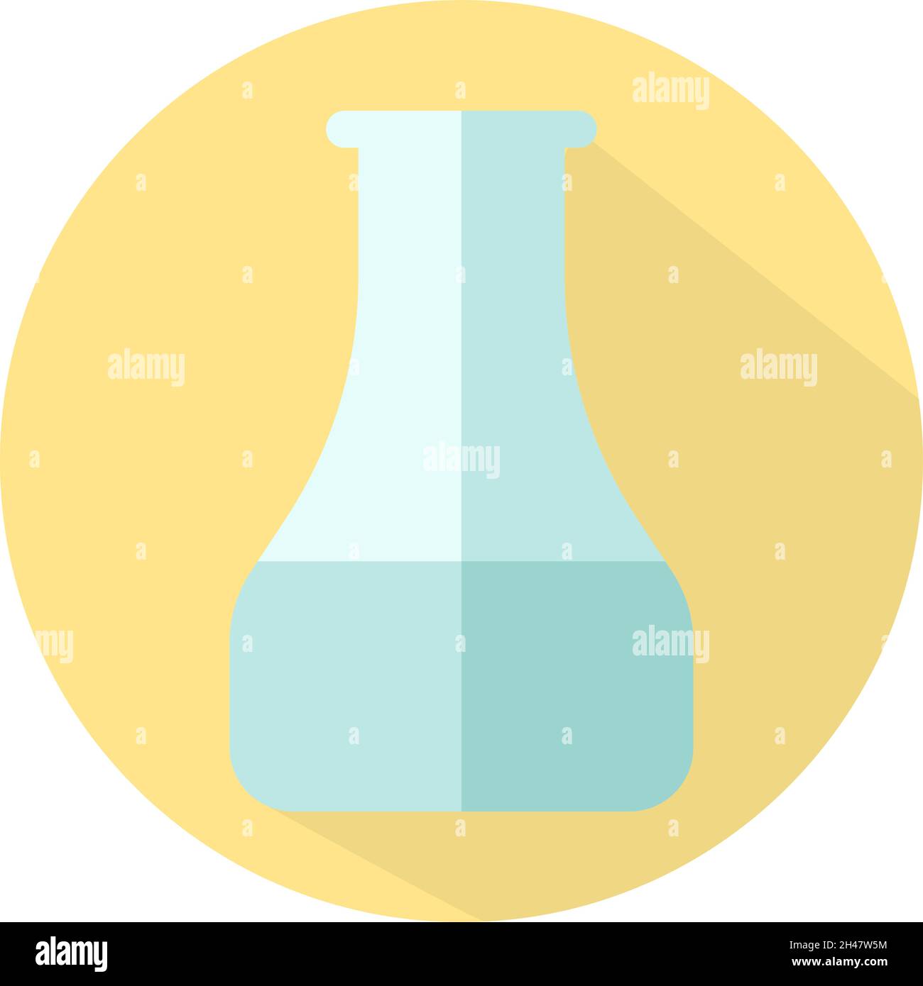 Medical lab jar, illustration, vector, on a white background Stock ...