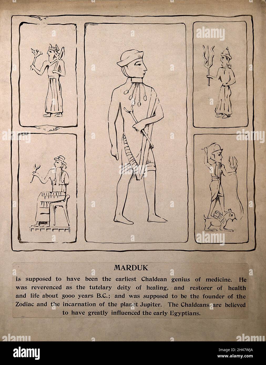 Ancient or god marduk hi-res stock photography and images - Alamy