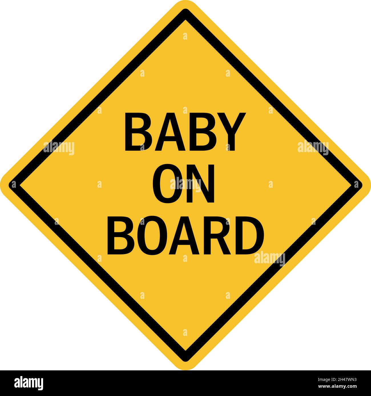 Beware of car Stock Vector Images - Alamy