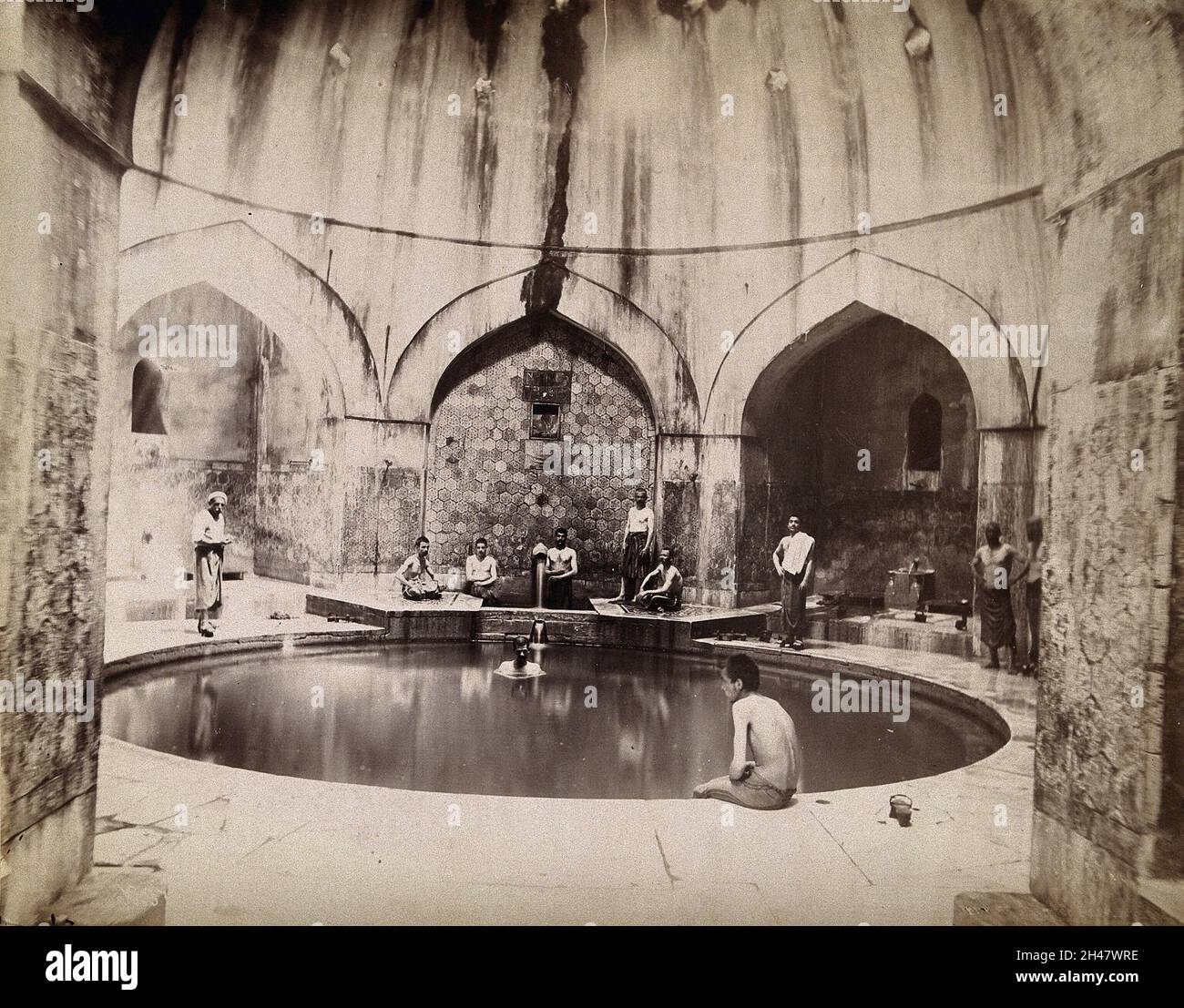 Bursa, Turkey: bath of Suleiman the Magnificent (Yeni Kaplıca), with ...