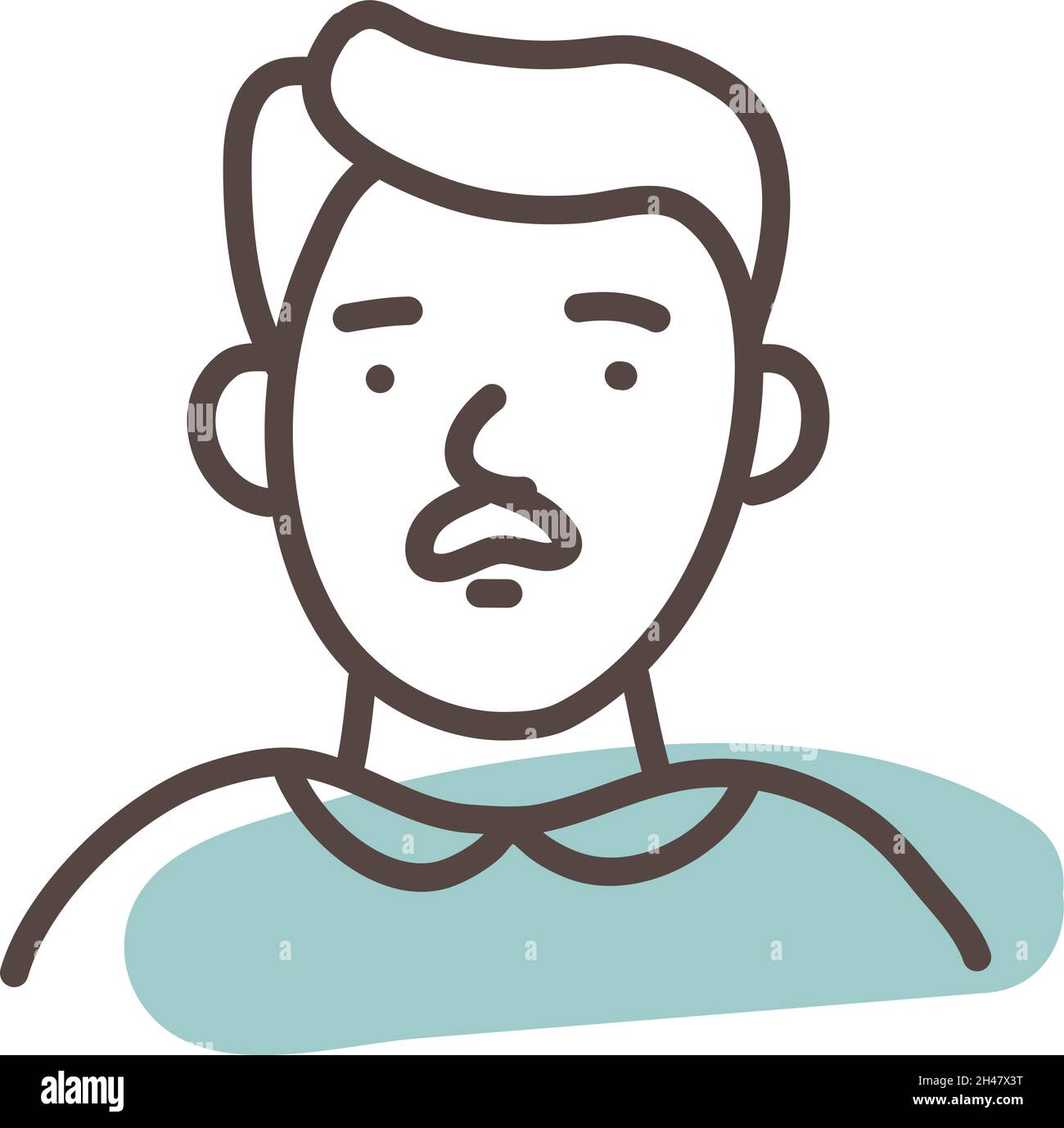 Cartoon style drawing small man hi-res stock photography and images - Alamy