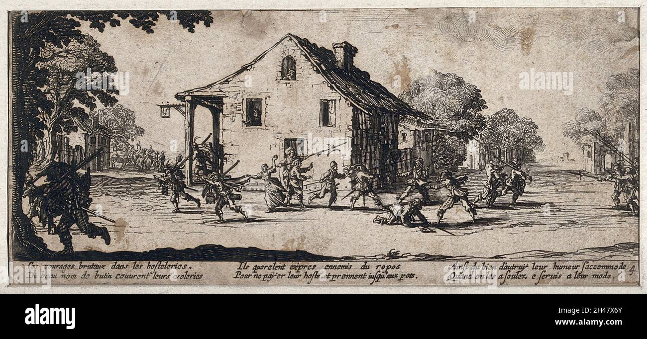 Soldiers pillaging hi-res stock photography and images - Alamy