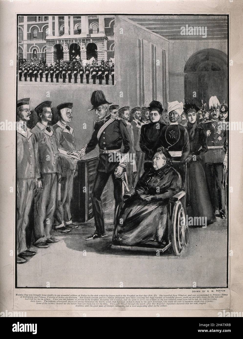 Royal Victoria Military Hospital, Netley, Hampshire: visit on Majuba ...