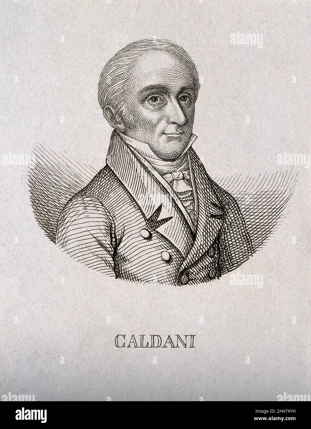 Florian Caldani. Line engraving Stock Photo - Alamy