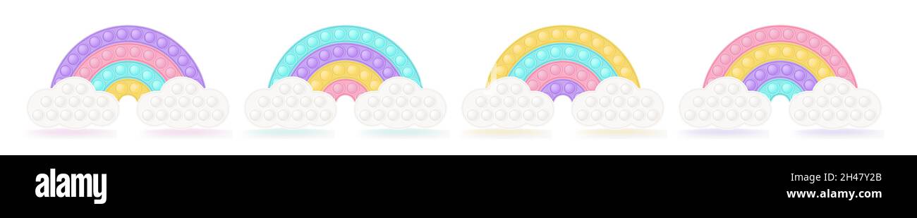 Popit toy vector vectors hi-res stock photography and images - Alamy