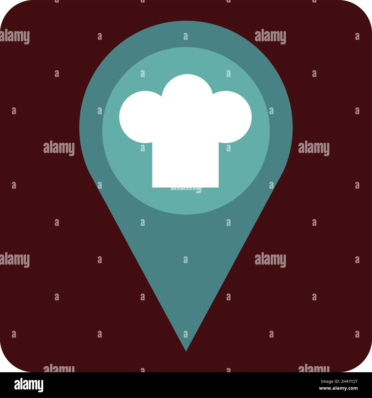 Cooks location, illustration, vector, on a white background Stock ...
