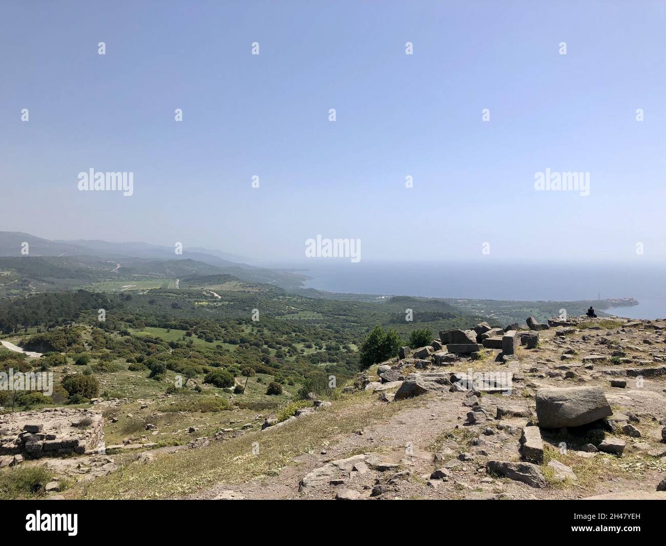 Ancient city of Assos in Turkey Stock Photo - Alamy