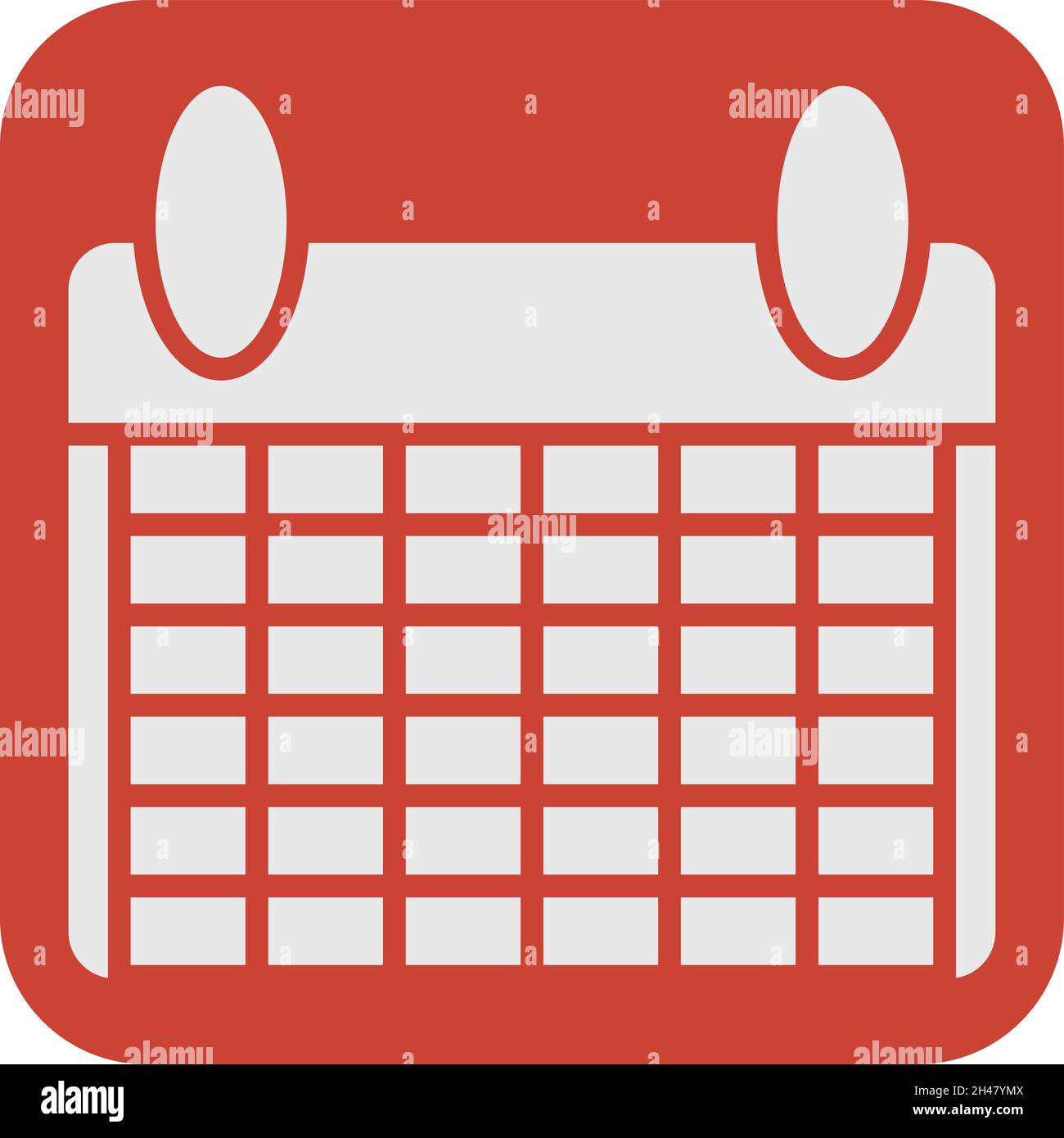 Events calender, illustration, vector, on a white background Stock ...
