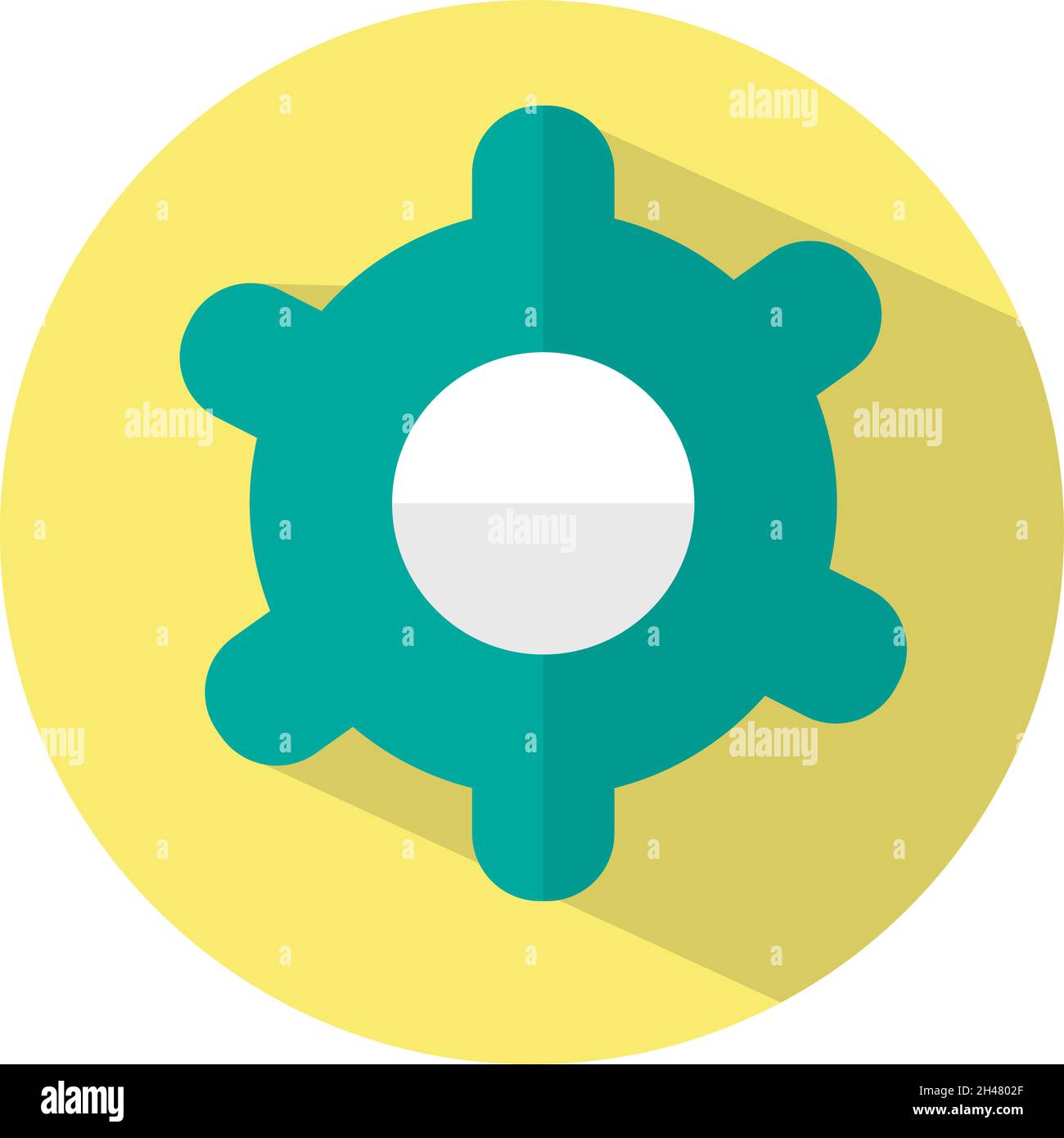 Mobile settings, illustration, vector, on a white background Stock ...