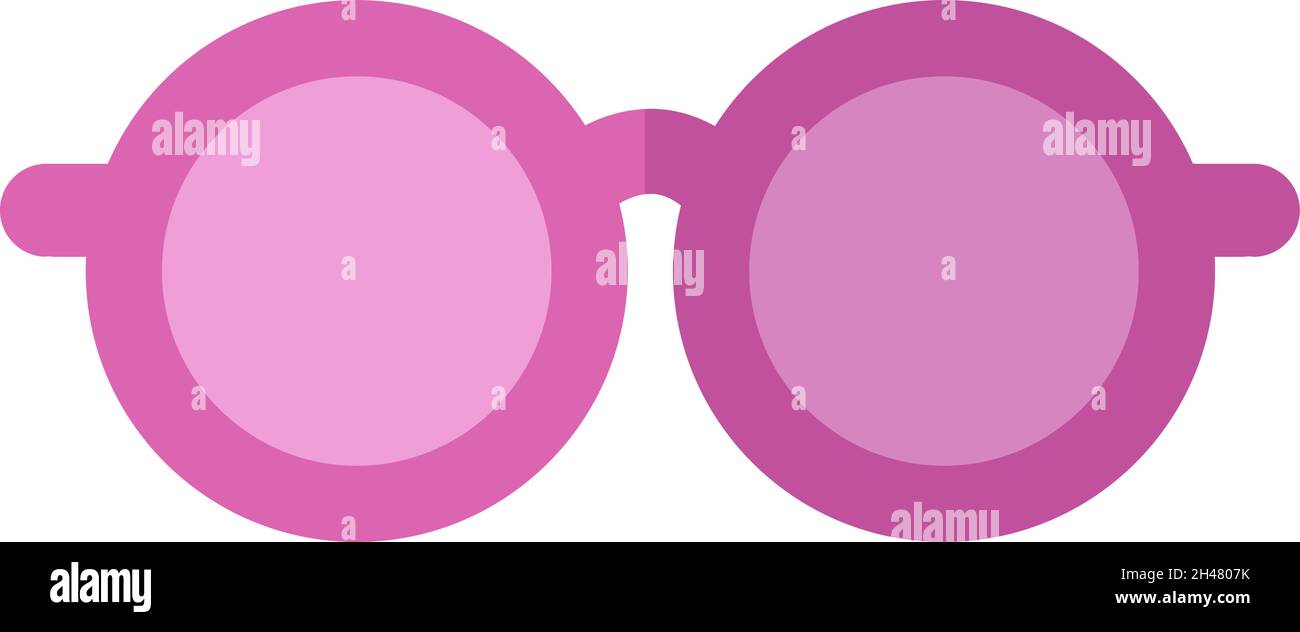 Science glasses, illustration, vector, on a white background Stock ...