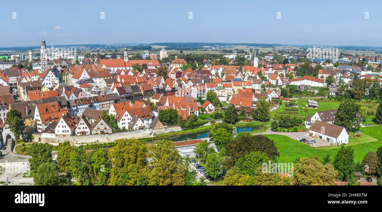Lauingen on danube - nice little town in northern part of Swabia Stock ...