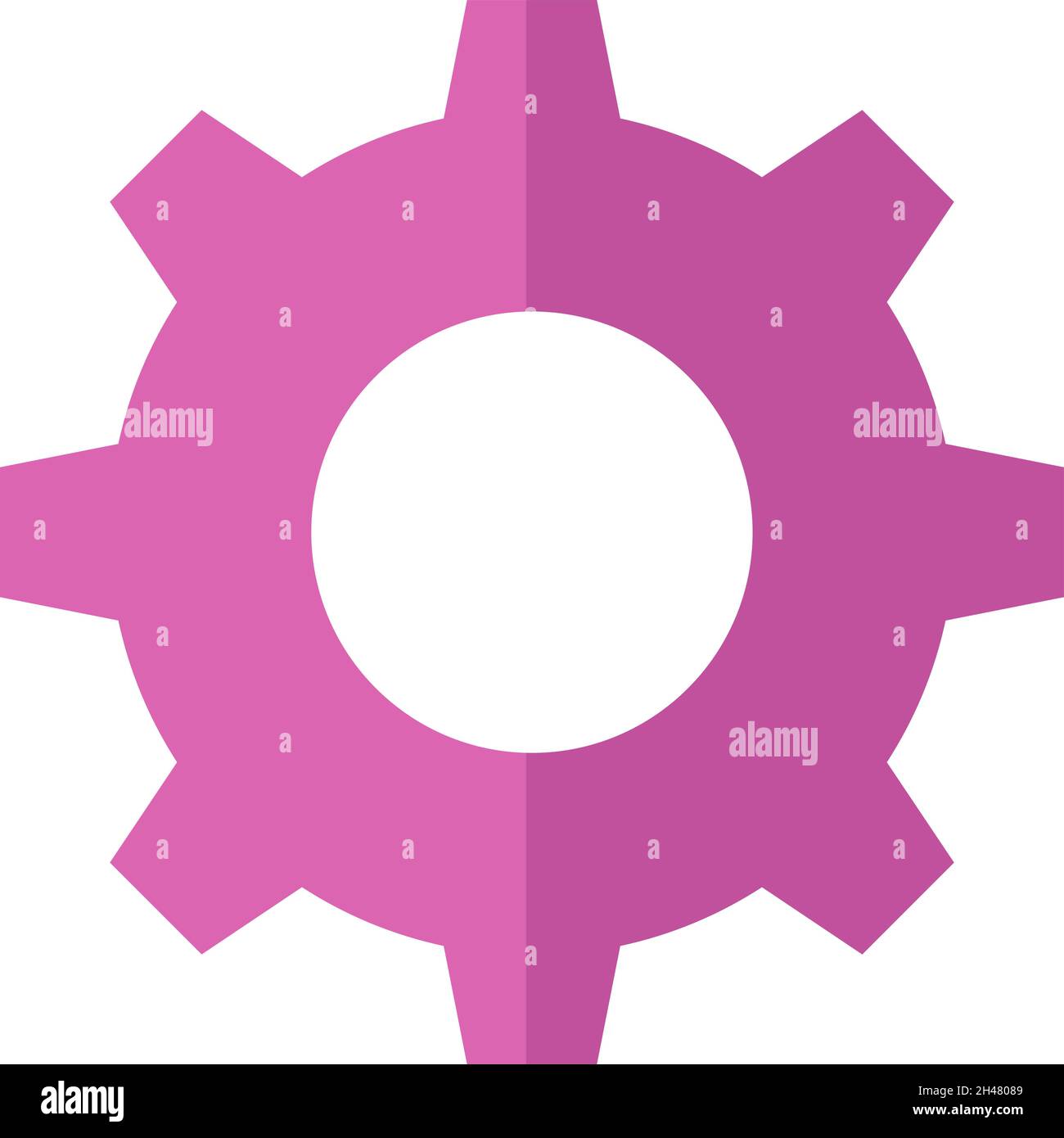 Science gear, illustration, vector, on a white background Stock Vector ...