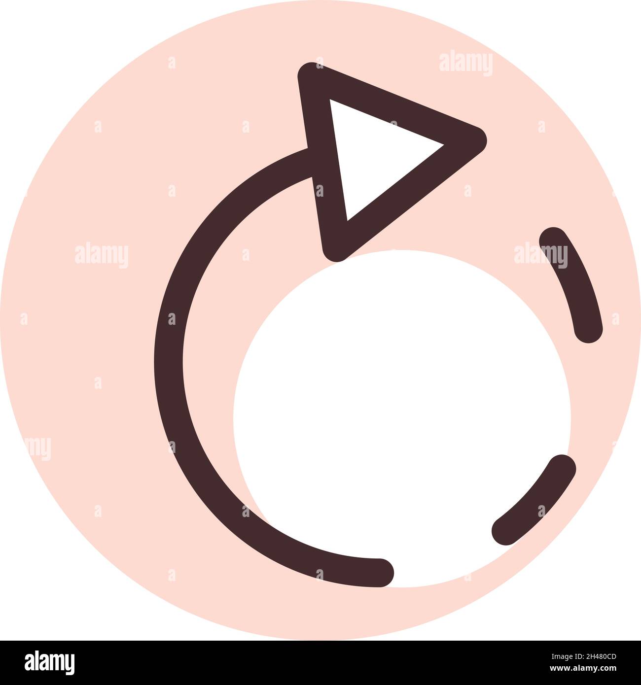 Photo rotate, illustration, vector, on a white background Stock Vector ...