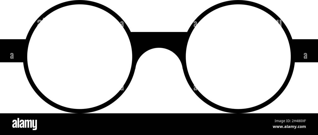 Round Glasses Frames Clipart
