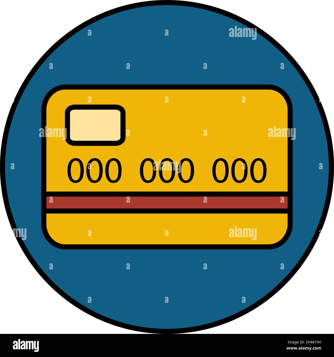Realistic vector credit card Cut Out Stock Images & Pictures - Alamy