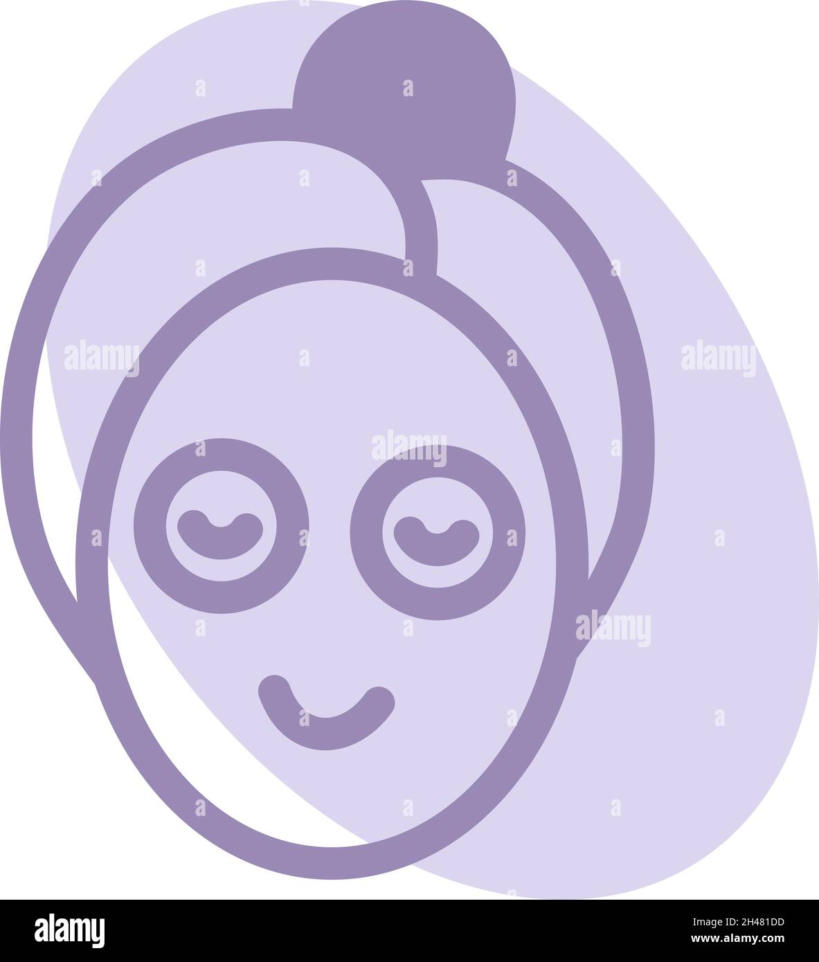 Girl white facial mask Cut Out Stock Images & Pictures - Alamy