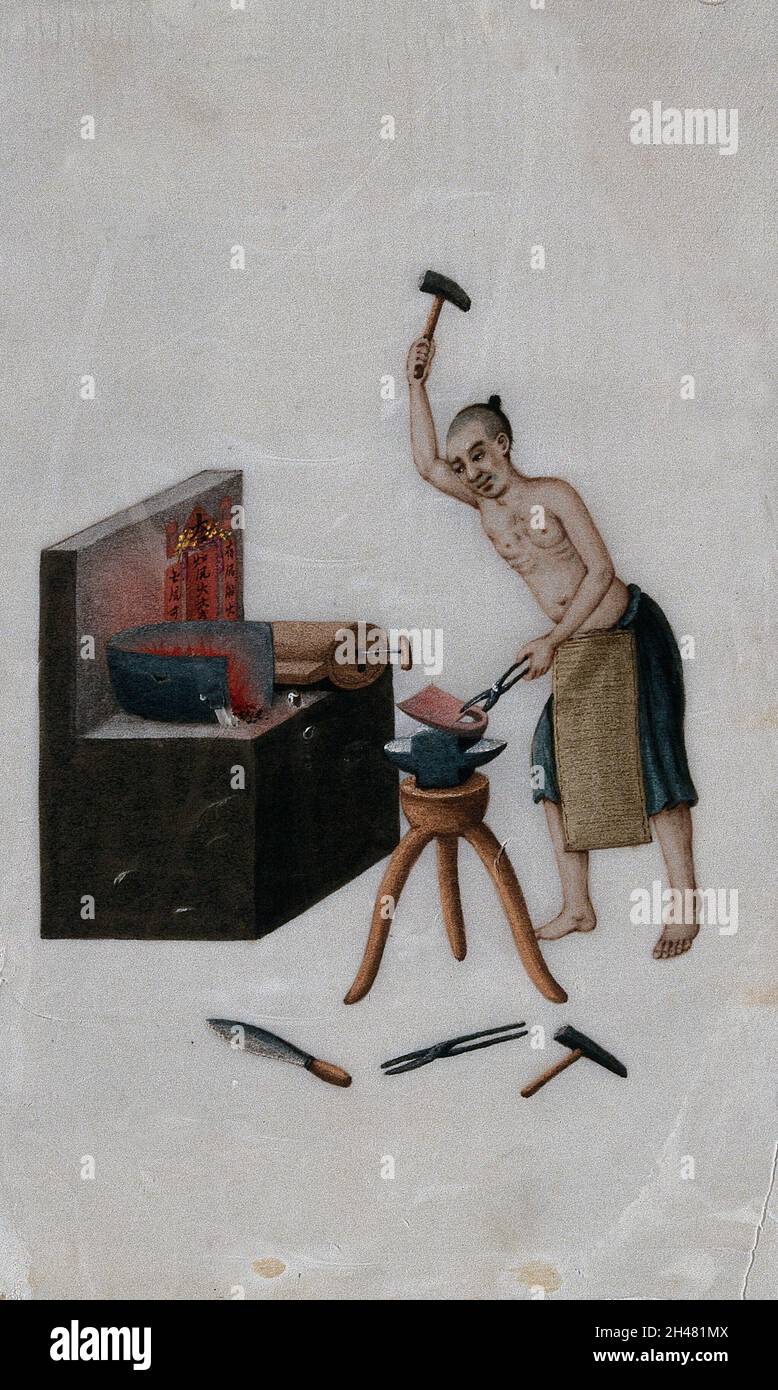Painting with bellows and fire hi-res stock photography and images - Alamy
