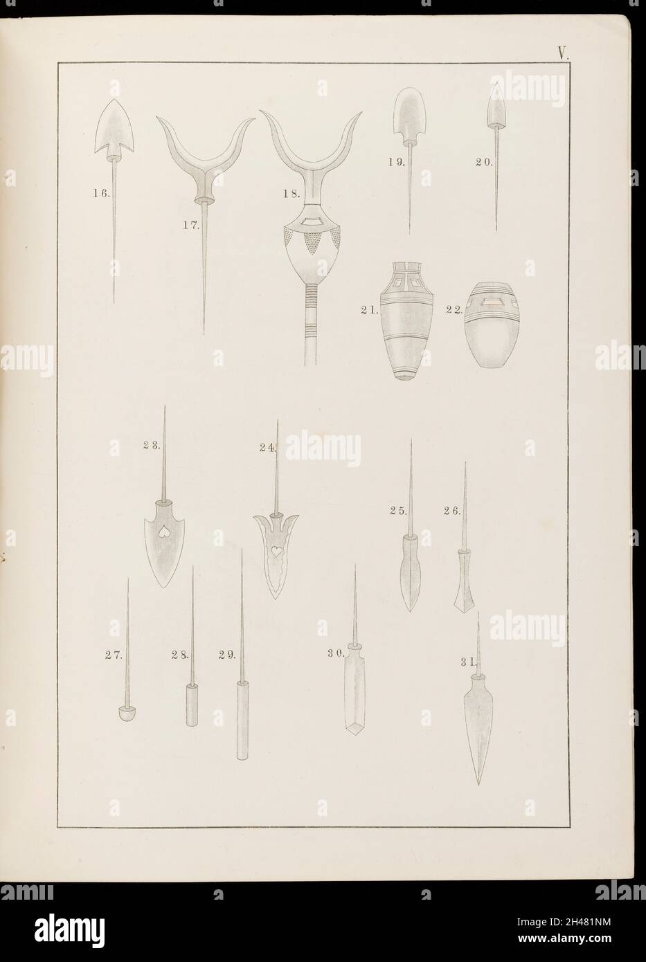Types of spear Stock Photo - Alamy