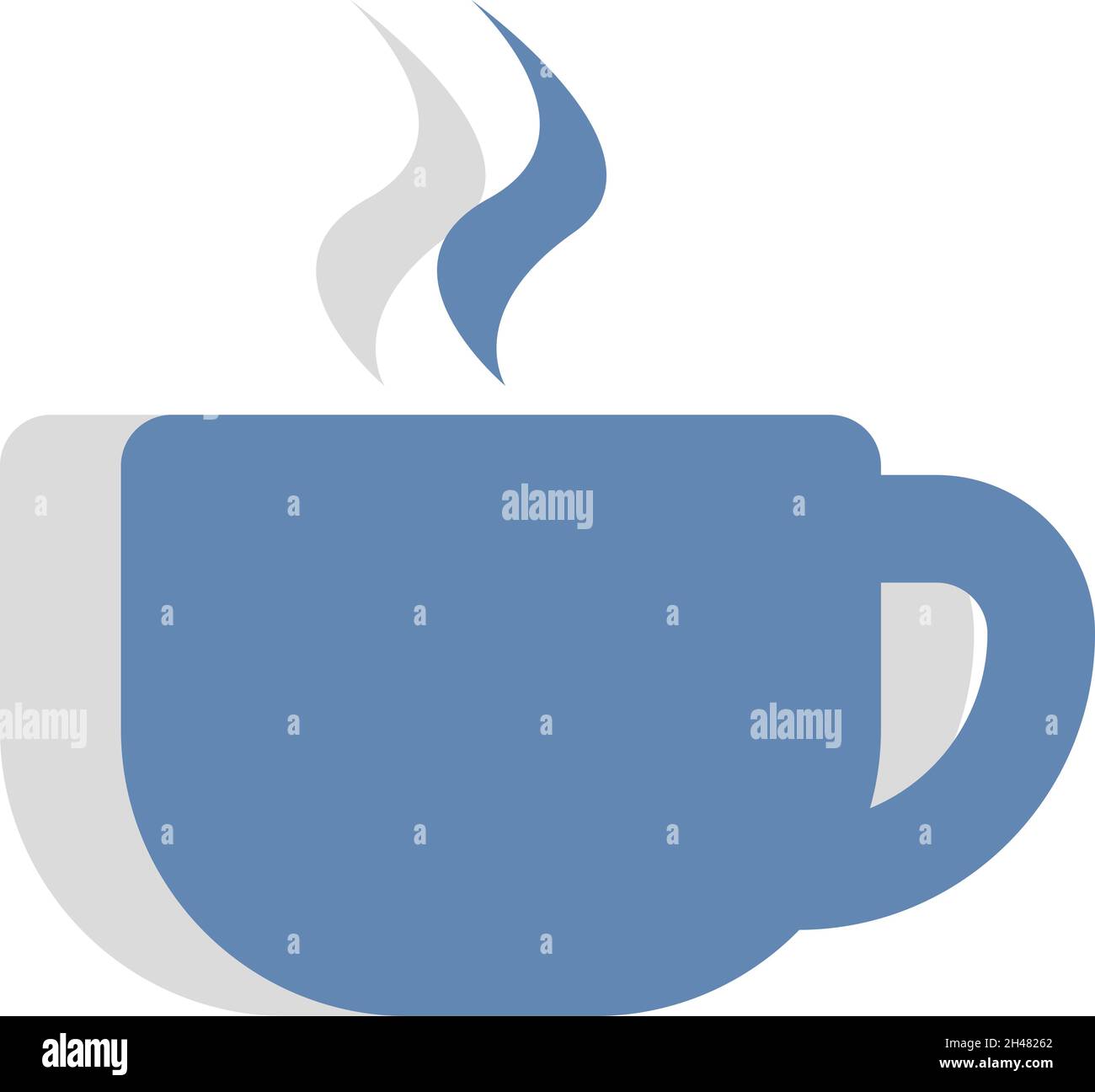 Coffee cup sitting on Stock Vector Images - Alamy
