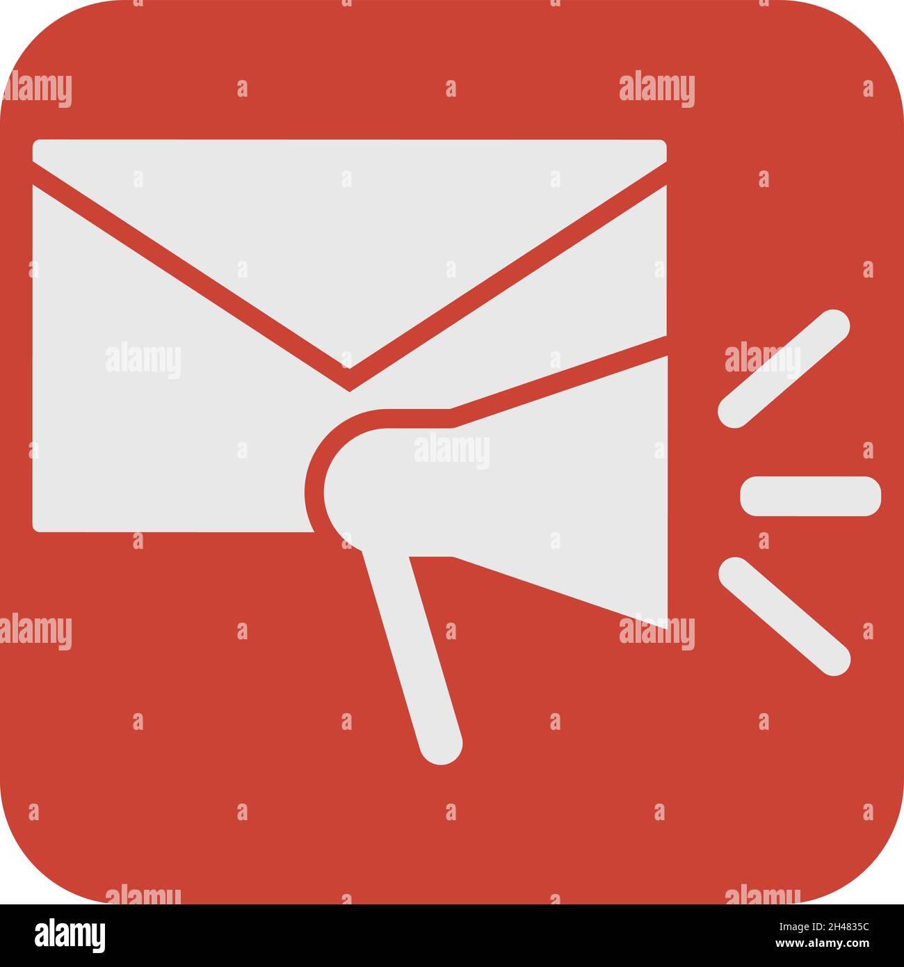 Digital marketing email message Cut Out Stock Images & Pictures - Alamy