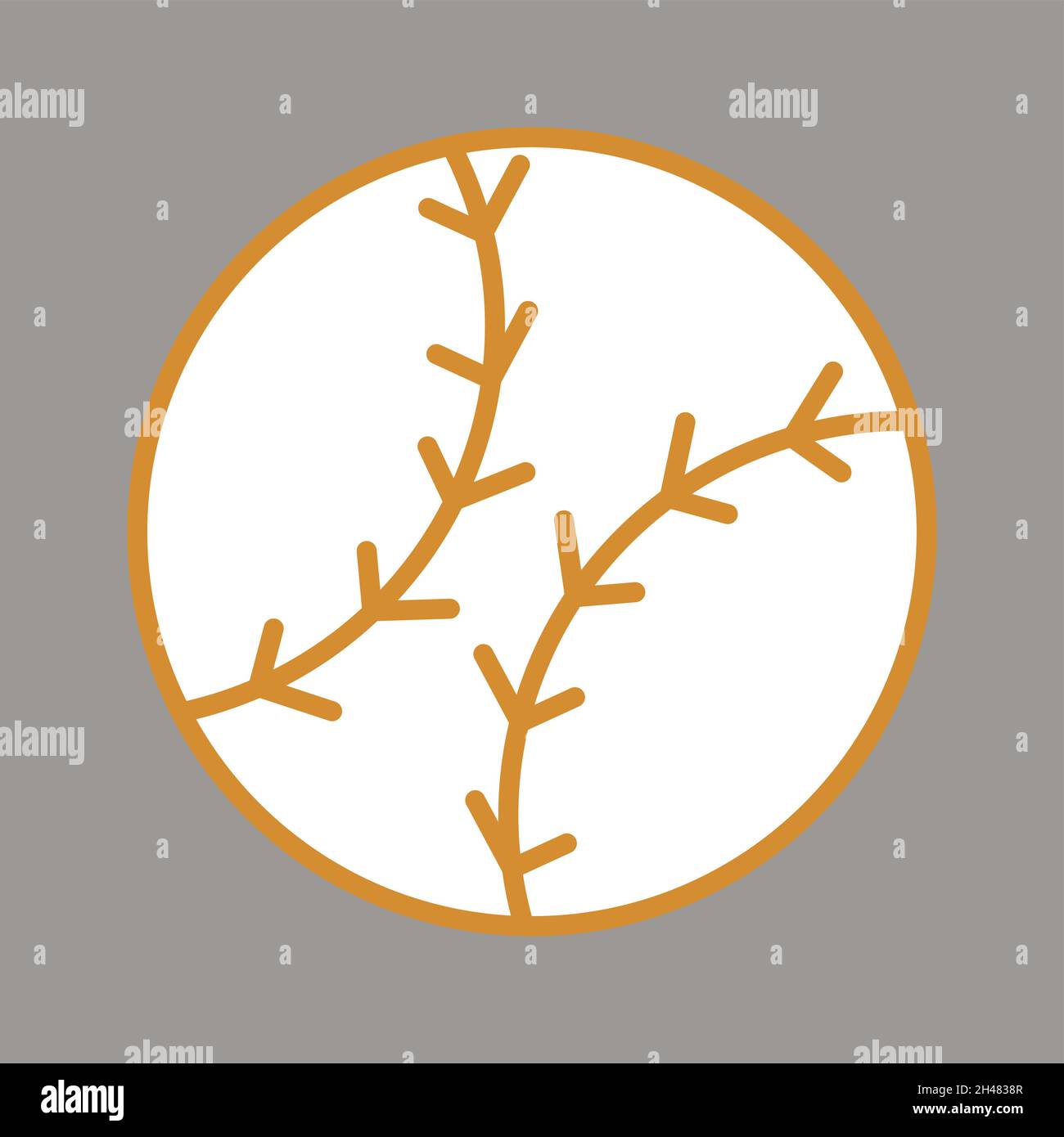 Ball logo on pitch Stock Vector Images - Alamy