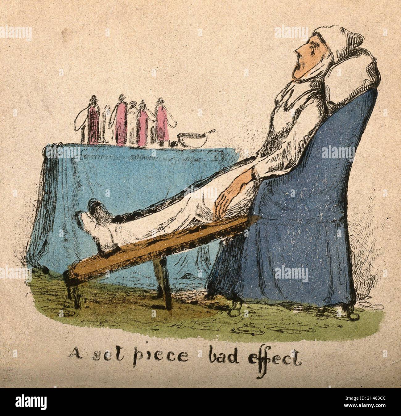 Woman Strapped Down To Table