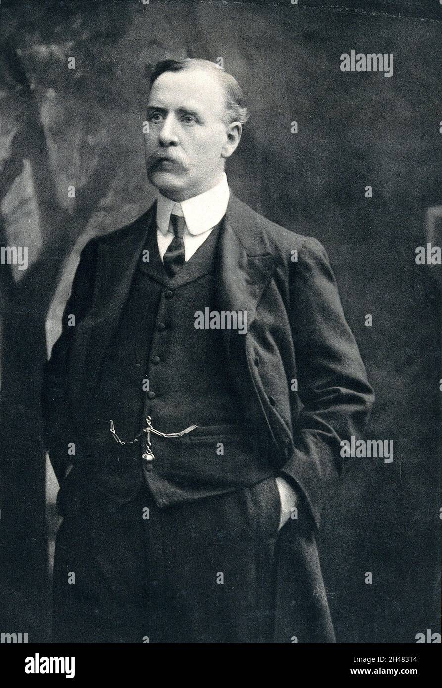 Sir William Watson Cheyne. Photogravure after Thomson Stock Photo - Alamy