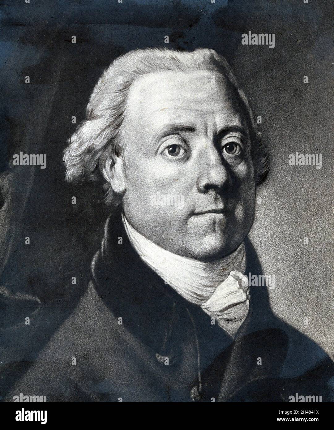 John Heaviside. Photograph after J. Zoffany Stock Photo - Alamy