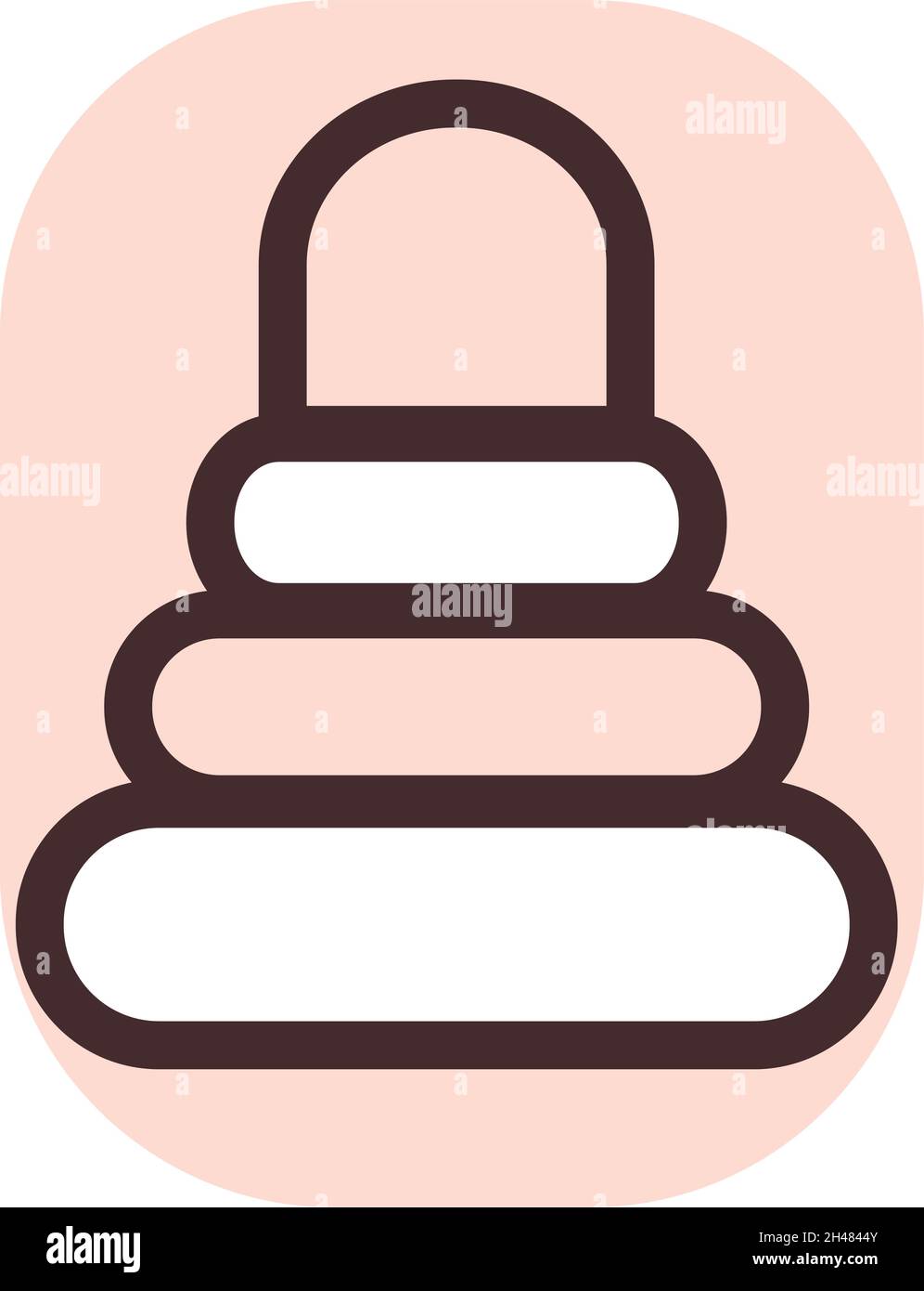 Stacking toy icon hi-res stock photography and images - Alamy