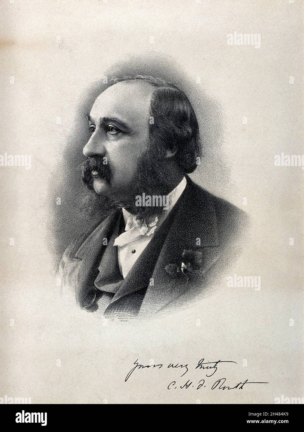 Print after a lithograph hi-res stock photography and images - Alamy