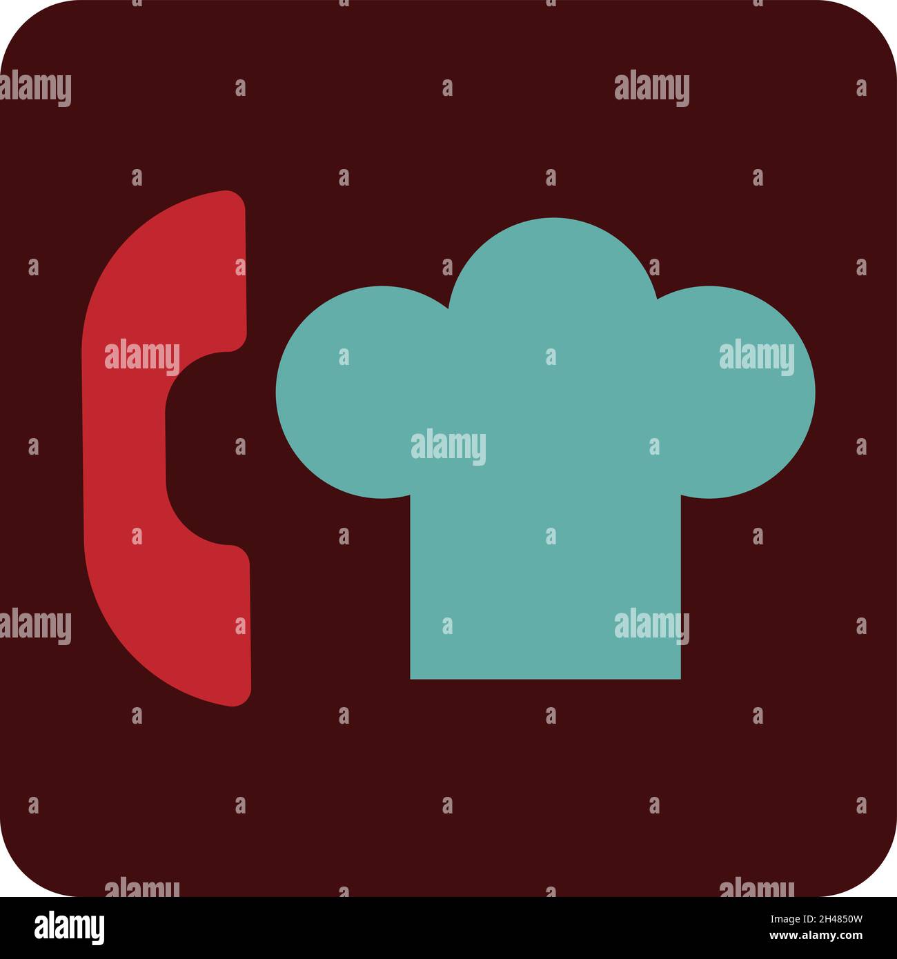 Cooking service, illustration, vector, on a white background Stock ...