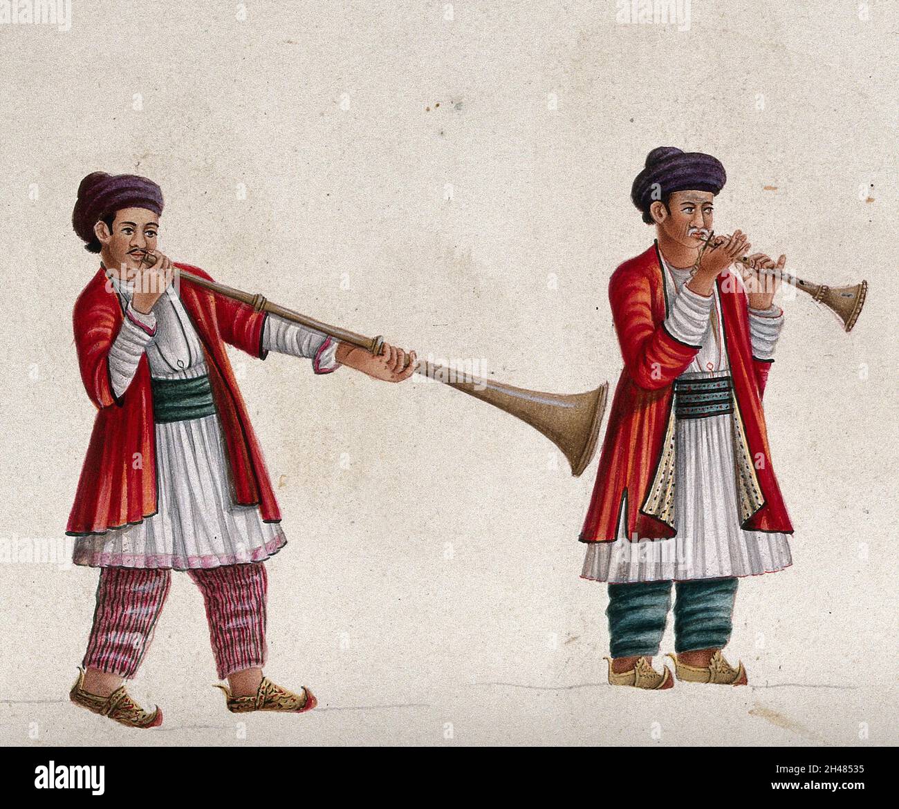 Indian playing shehnai hi-res stock photography and images - Alamy