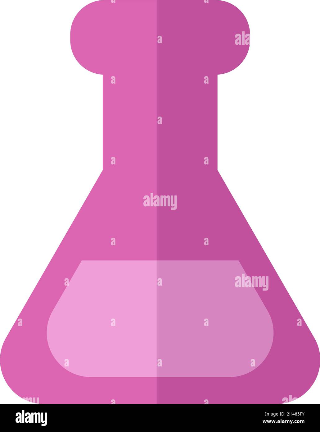 Chemistry science, illustration, vector, on a white background Stock ...