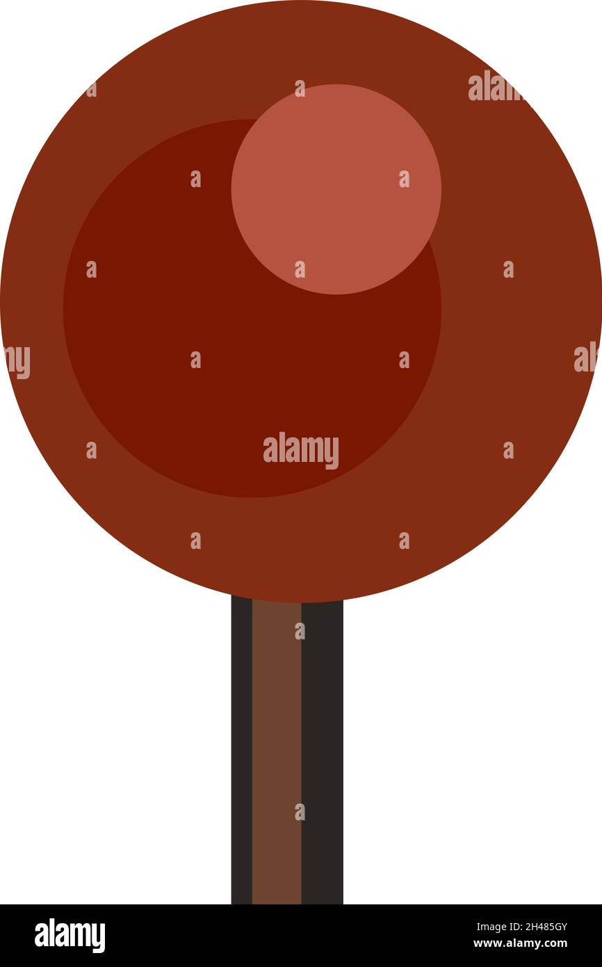 Abstract red tree, illustration, vector, on a white background Stock ...