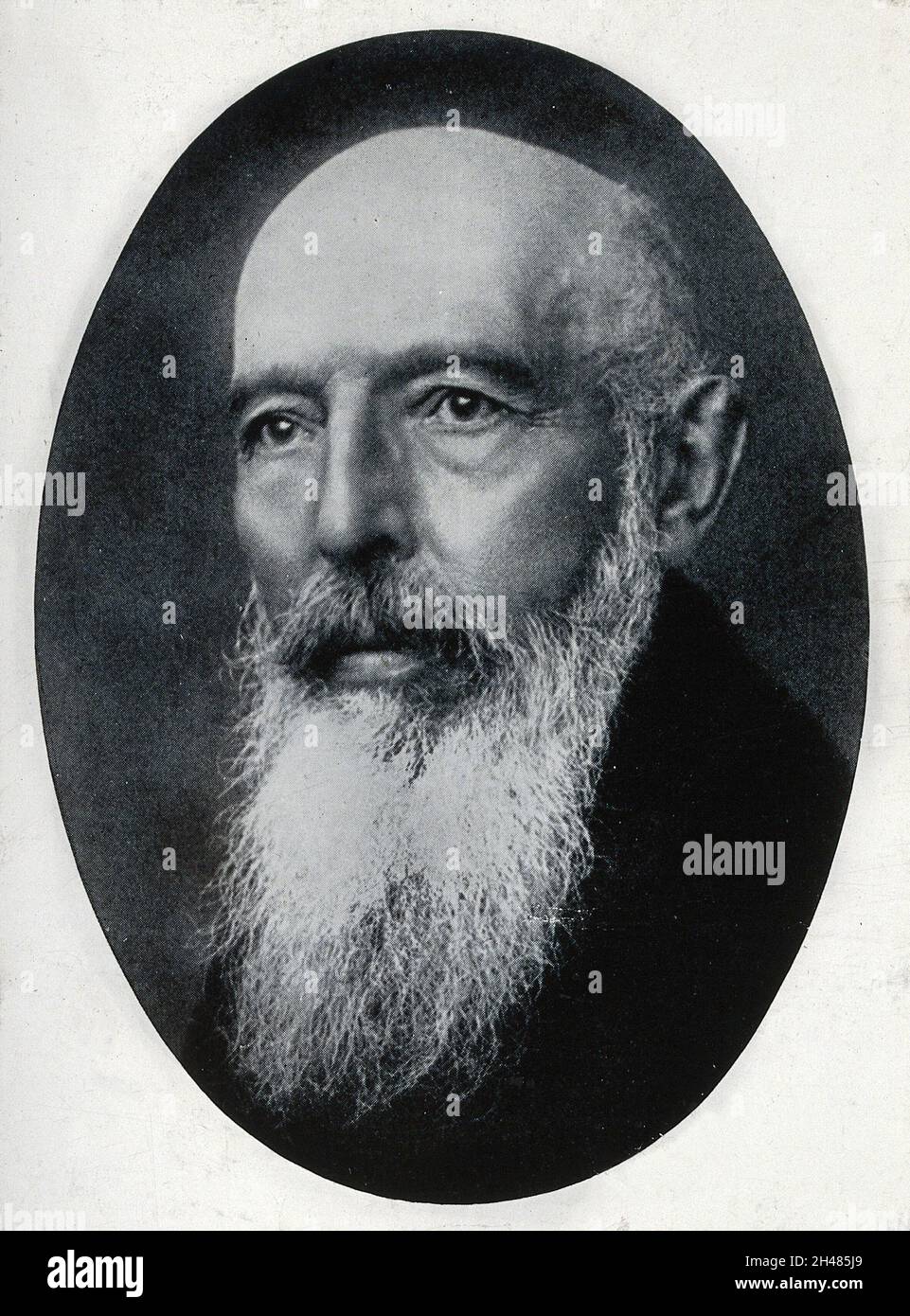 Gerhard Armauer Hansen. Process print Stock Photo - Alamy