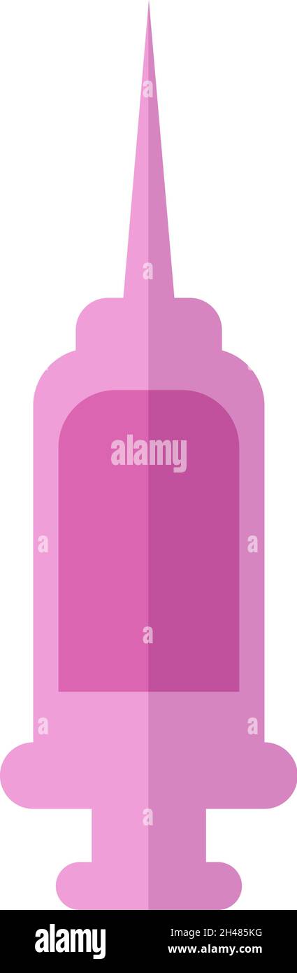 Syringe needle vial on Stock Vector Images - Alamy