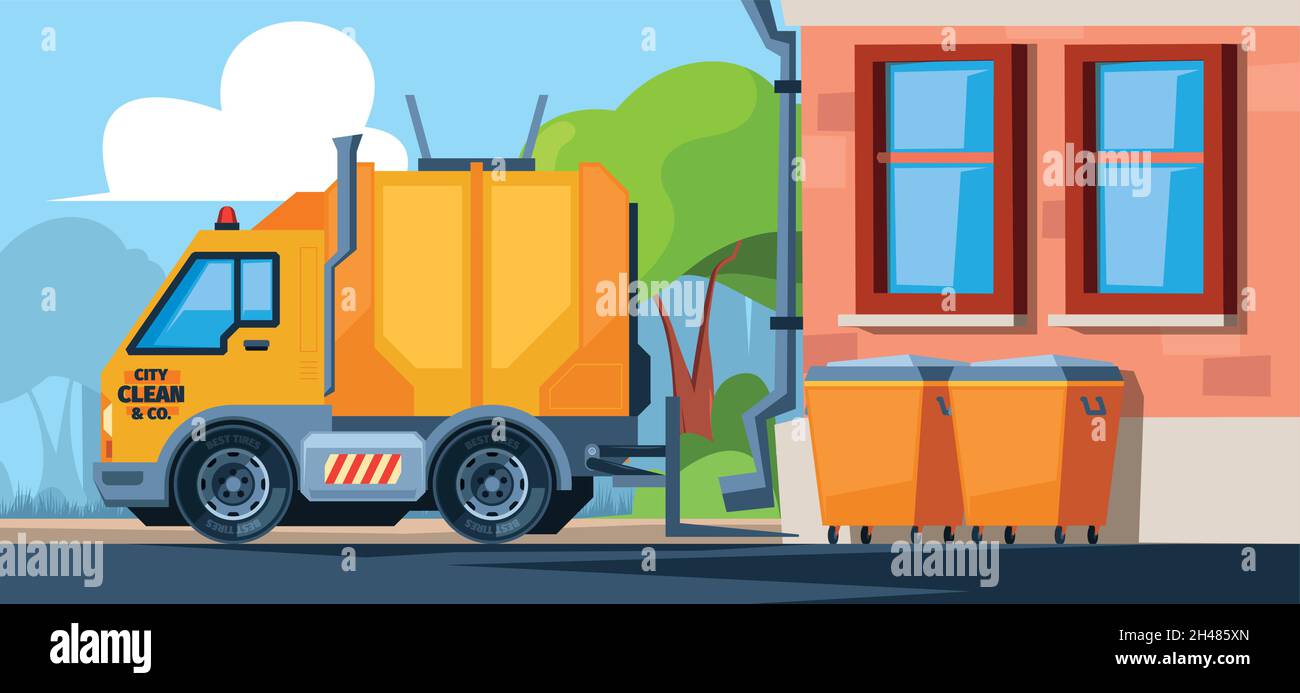 Pickup vehicle lorry junk Stock Vector Images - Alamy