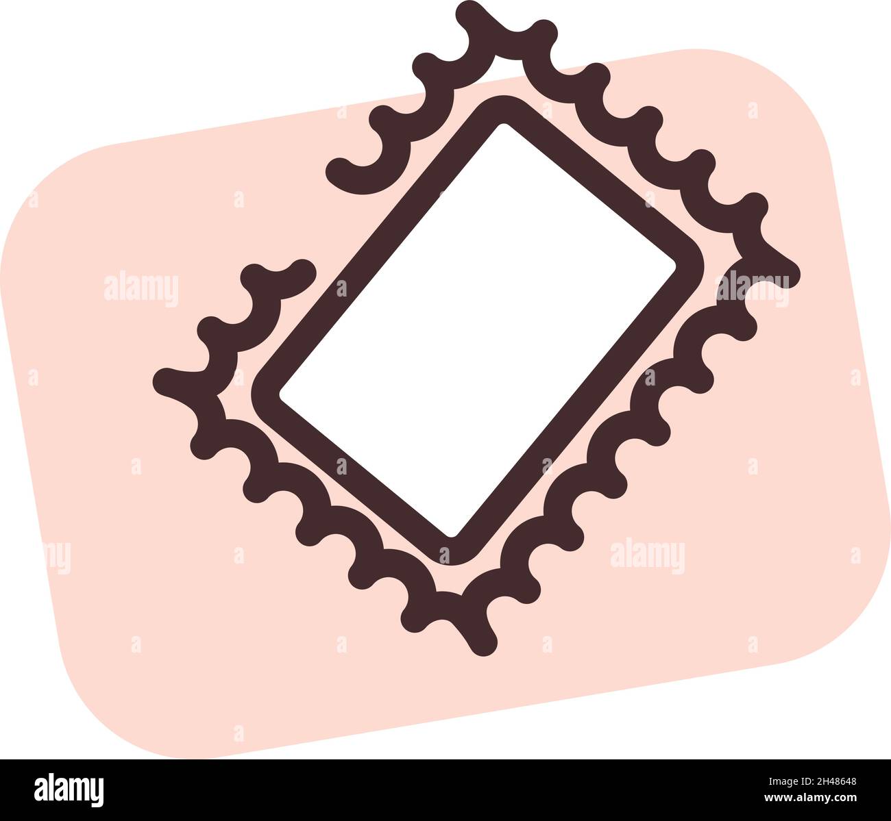 Shipping stamp, illustration, vector, on a white background Stock ...