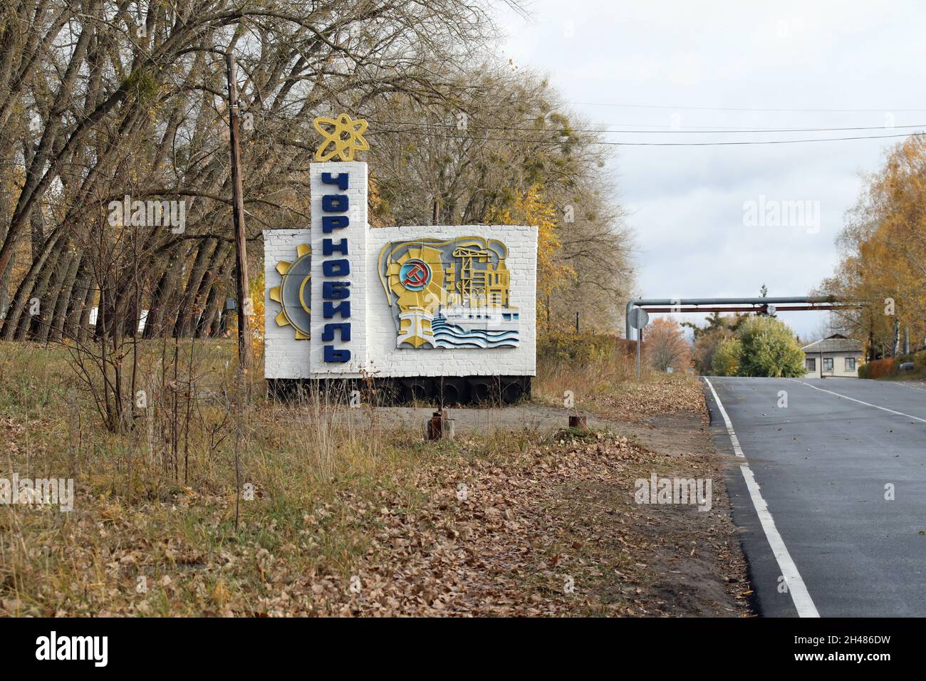 Chernobyl welcome sign hi-res stock photography and images - Alamy